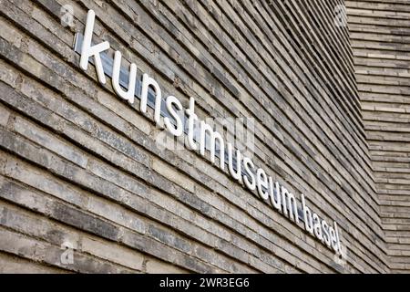 Kunstmuseum Basel Facade in Basel Stadt, Switzerland. *** Local Caption ...