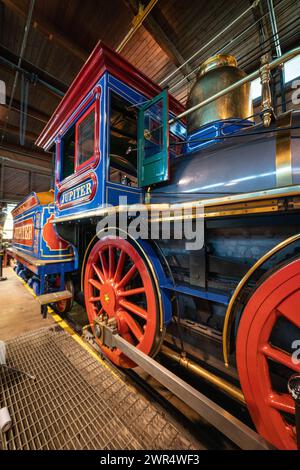Replicas of the Central Pacific Jupiter and Union Pacific No. 119 ...