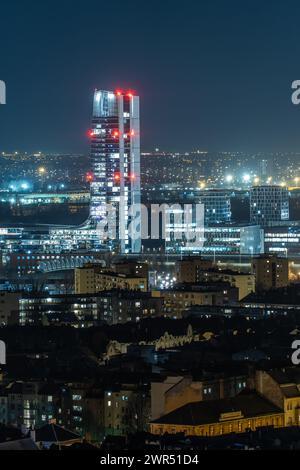 Budapest, Hungary - Aerial view of MOL Campus, Budapest's new ...
