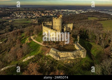 The castle of Saint-Quentin-Fallavier, a stronghold of the Savoy family ...