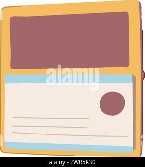 paycheck checkbook cartoon vector illustration Stock Vector Image & Art ...