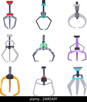 gripper claw machine cartoon vector illustration Stock Vector Image ...