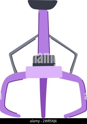 gripper claw machine cartoon vector illustration Stock Vector Image ...