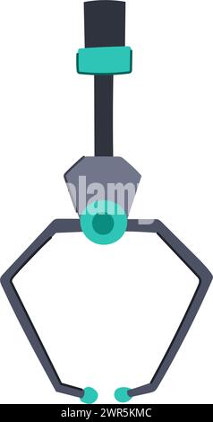 gripper claw machine cartoon vector illustration Stock Vector Image ...
