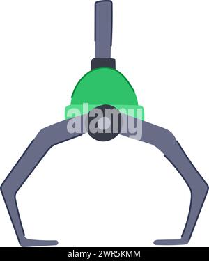 gripper claw machine cartoon vector illustration Stock Vector Image ...
