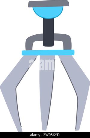 gripper claw machine cartoon vector illustration Stock Vector Image ...