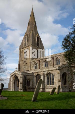 All Saints Church, Buckworth, Cambridgeshire, England, UK Stock Photo ...