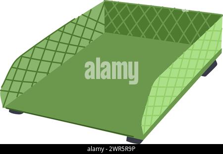 hand desk tray cartoon vector illustration Stock Vector Image & Art - Alamy