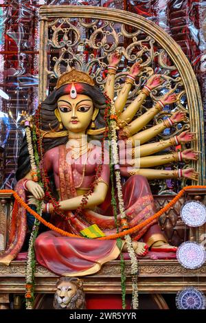 Goddess Durga. Durga is a major goddess in Hinduism, revered for her ...