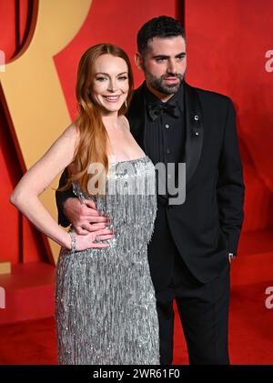 Bader Shammas and Lindsay Lohan arriving to Disney’s “Freakier Friday ...