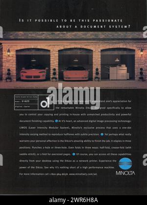 Vintage "Time" magazine 23 November 1998 issue advert, USA Stock Photo ...