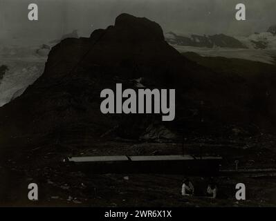Film negative with shot of Zermatt, anonymous, Zermatt, 1921, height c ...