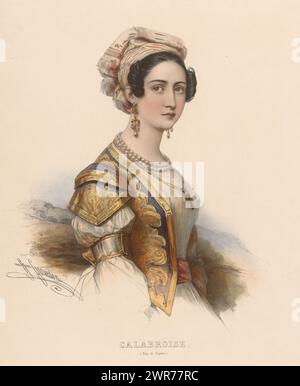 Woman in traditional costume, Naples, Italy Stock Photo - Alamy