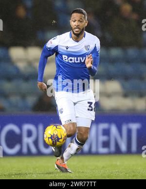 Timothee Dieng of Gillingham. - Gillingham v Swindon Town, Sky Bet ...