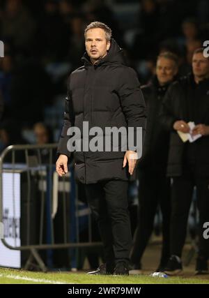 Stephen Clemence Manager of Gillingham. - Gillingham v Stockport County ...