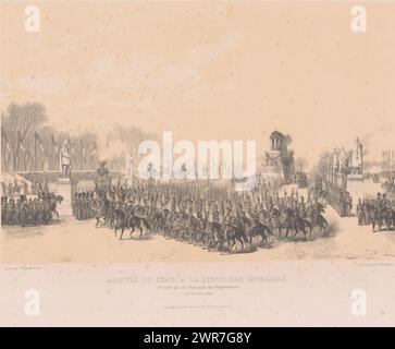 Funérailles de lʼEmpereur Napoleon (15 décembre 1840) Abstract: Print ...