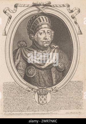 Portrait of Lodewijk VI, King of France, Virgilius Solis (Rejected ...