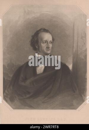 Portrait of John Bowring Stock Photo - Alamy