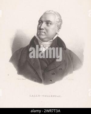 This portrait of Gérard de Lally-Tollendal, a French politician during ...