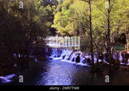 Wasserfall, Martin Brod , Fluss, Flussufer, Una Nationalpark, Bosnien ...