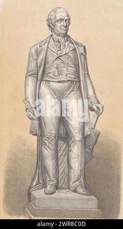 Rotterdam, statue of tollens Stock Photo - Alamy