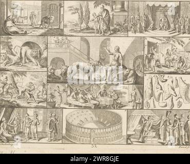 Sheet with various encyclopedic representations, Encyclopedic ...