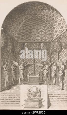 Angels around the Ark of the Covenant, Anonymous, 1650 - 1750 print ...