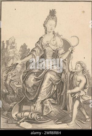 Personification of summer, L'Esté (title on object), print maker: Marie ...