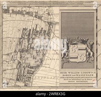 Map of the Delfland Water Board, Share in the middle, Floris ...