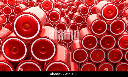 red 4680 Tesla battery pack, production High-capacity accumulator ...