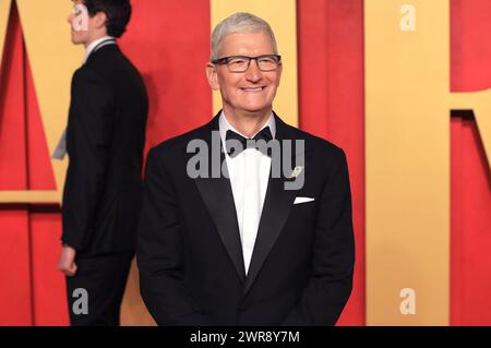 Tim Cook bei der Vanity Fair Oscar Party 2024 anlässlich der 96. Oscar ...