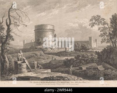 Rome - Appian Way and Tomb of Caecilia Metella Stock Photo - Alamy