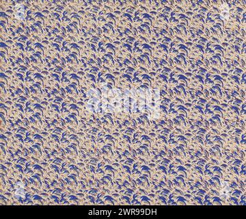 Leaf pattern of leaf motif, Anonymous, 1800 - 1900 Leaf with horizontal ...