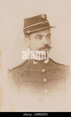 Portrait of a Man, Edmond Sacré, 1890 - 1920 Photograph. visit card ...
