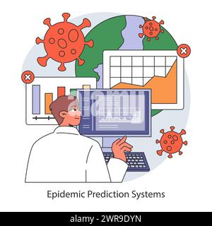 Epidemic Prediction Systems concept. Utilizing data analytics for ...
