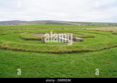 3200 BC Barnhouse Neolithic Village on Mainland Orkney, Scotland UK ...