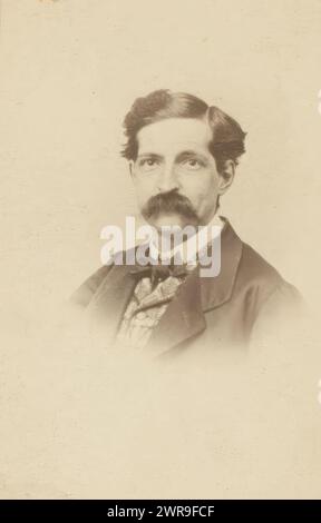 Portrait of a man with mustache, Anonymous, 1860 - 1900 Photograph ...