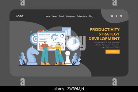 Efficiency Improvement concept. Dynamic process optimization and productivity growth in ...