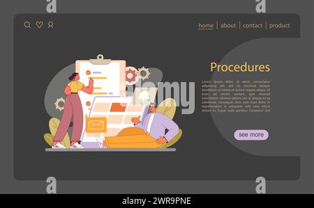 Operational Workflow Optimization concept. Streamlining tasks for ...