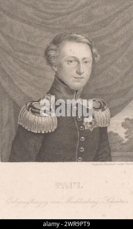 Paul Friedrich, Grand Duke of Mecklenburg Stock Photo - Alamy