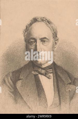 Portrait of G. Demoulin, print maker: Auguste Danse, (signed by artist ...
