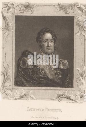 Portrait of Louis Philip I, King of France, Edme Gratien Parizeeau ...