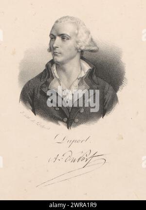 Portrait of Adrien Duport, Duport (title on object), print maker ...