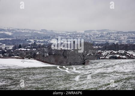 Snowy Golf Course at Walmersley, Bury, Lancashire Stock Photo - Alamy