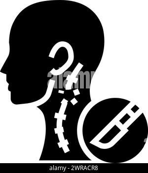 lymph node dissection surgery color icon vector. lymph node dissection ...