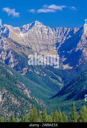 swan peak in the swan range near swan lake, montana Stock Photo - Alamy