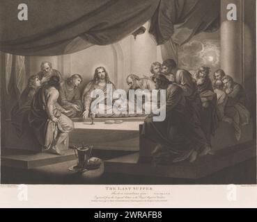 The Last Supper painting by Benjamin West Stock Photo - Alamy