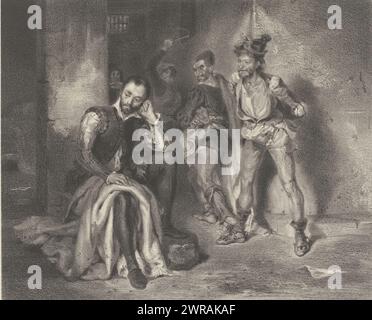 Eugène Delacroix - Tasso in the Madhouse Stock Photo - Alamy