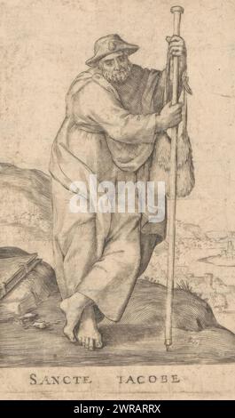 Apostle James the Greater (Jacobus Maior), Christ and thirteen apostles ...