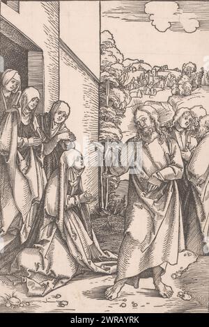 Christ says goodbye to his mother, Anonymous, Hans Schäufelein, 1506 ...